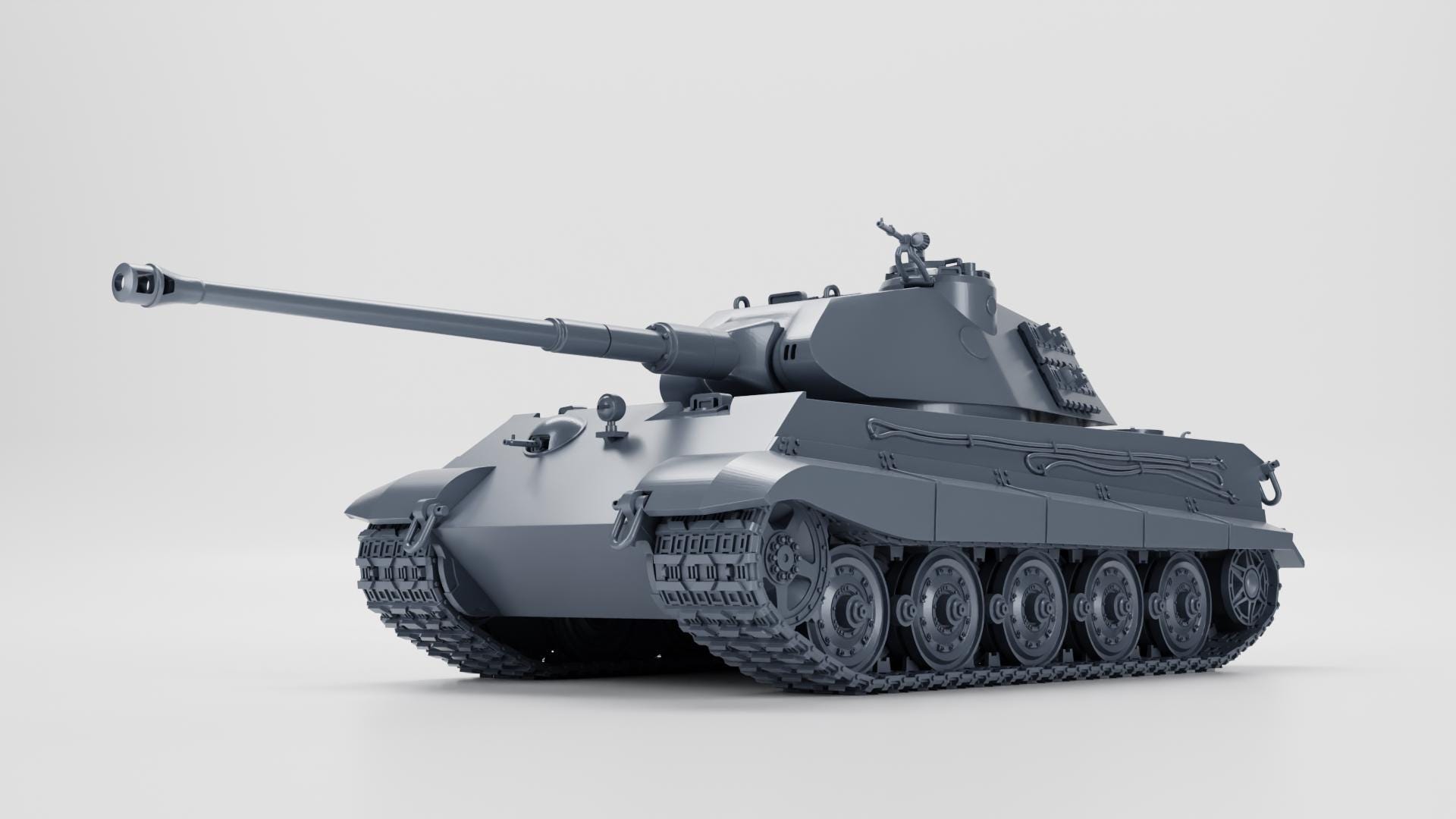 Tiger II Ausf.b - Porsche Turret (germany, WW2) Various Scales - Etsy