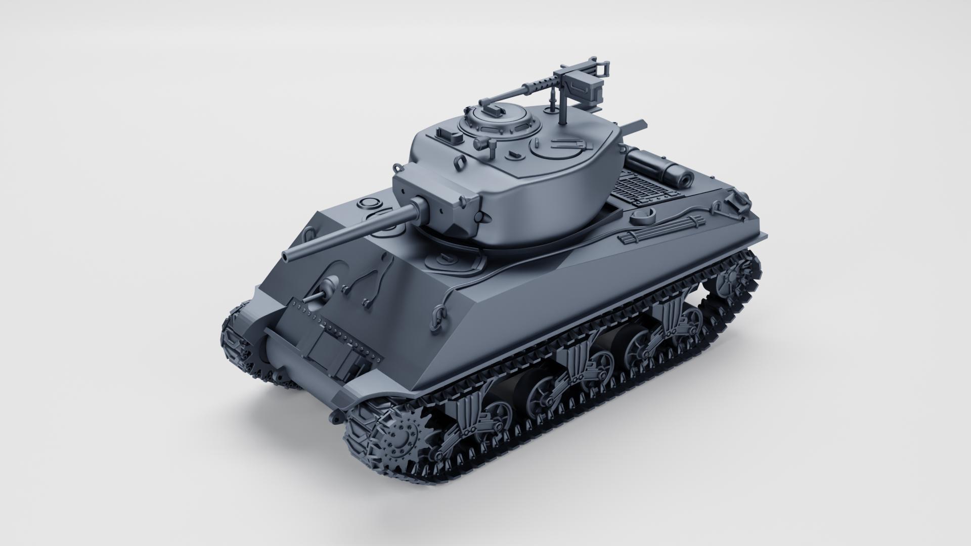 Ba Battlegroup Sherman M4A3E2 Jumbo Cobra King (US, WW2) (USA, WW2 ...