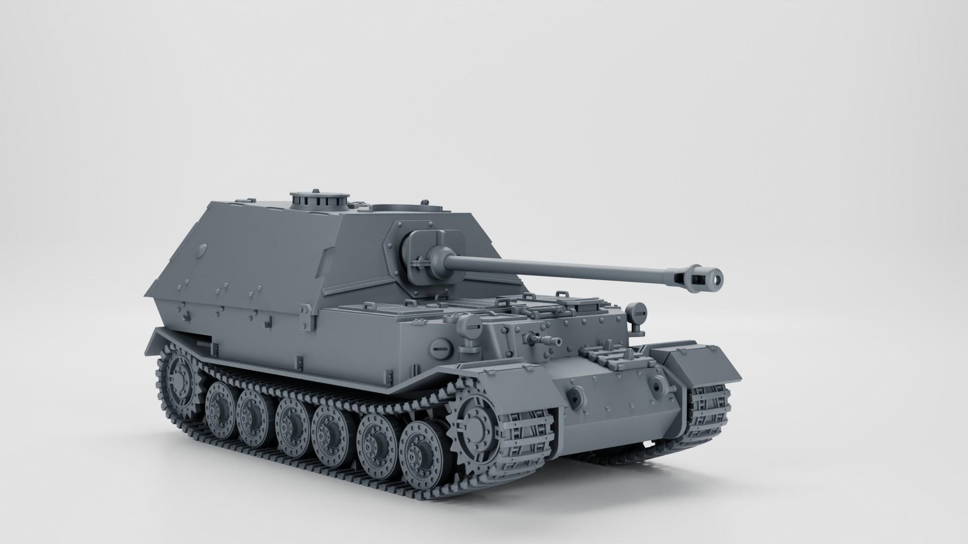 Panzerjager Tiger "elefant" Model: 8.8 Cm Pak 43, WW2 Germany (various ...
