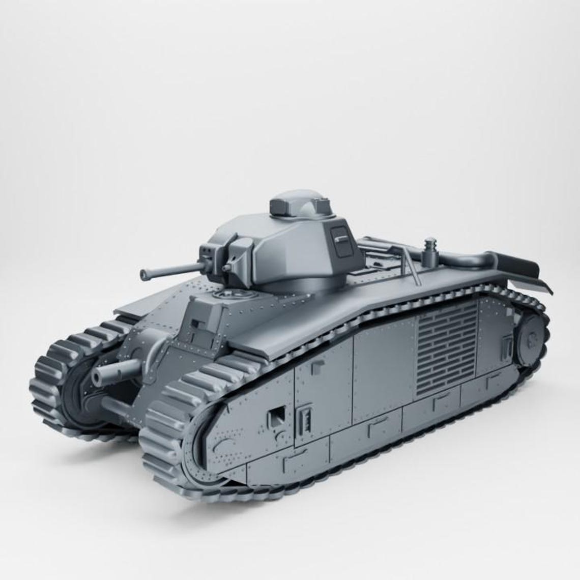 Char B1 Bis Tank - 3D Printed Resin WWII Vehicle (multiple Scales) - Etsy