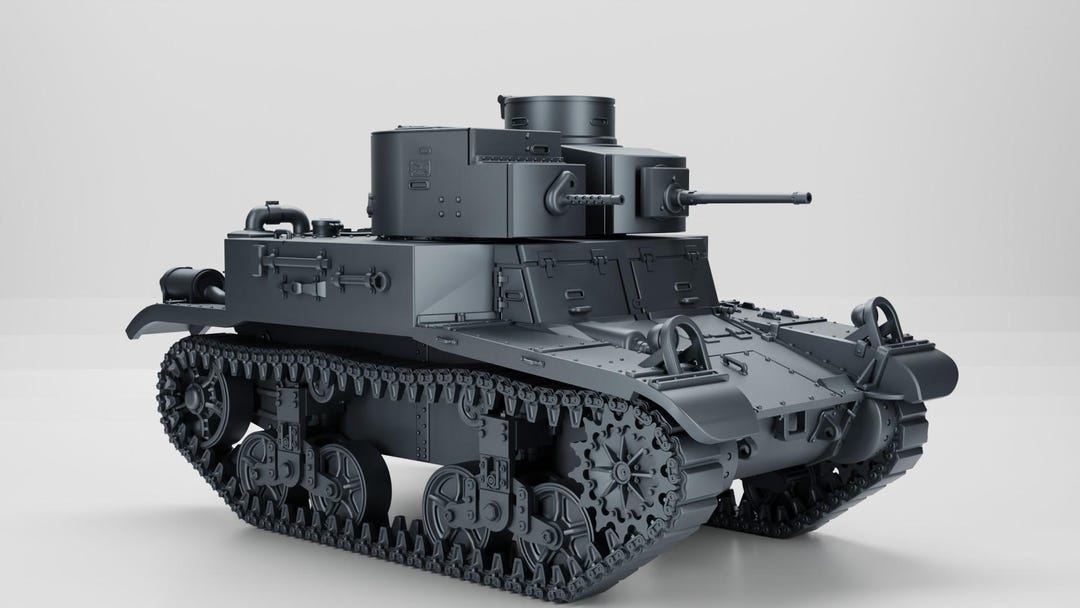 Bolt Action Battlegroup Light Tank M2A2 (US) (USA, WW2) Various Scales ...