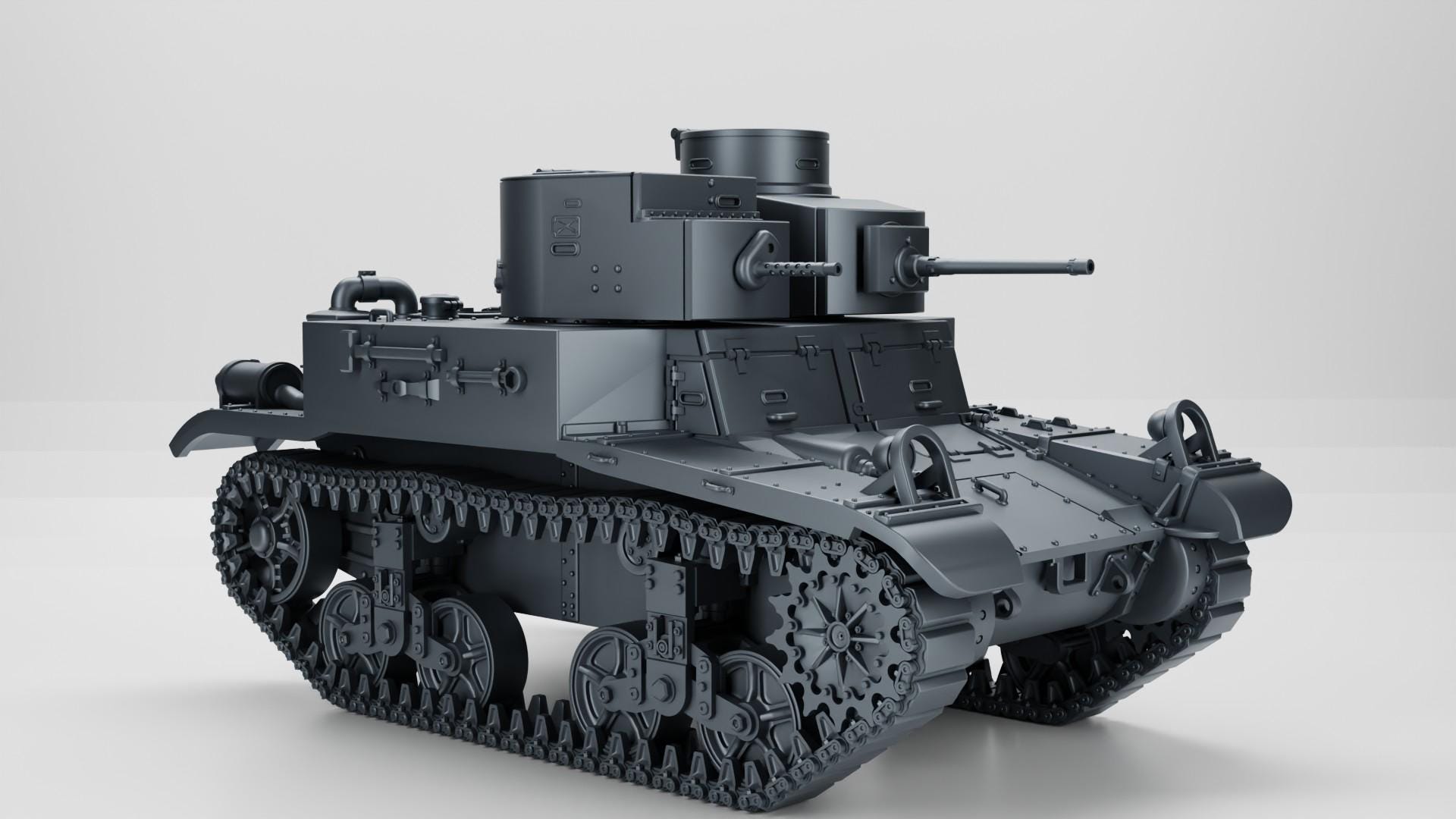Bolt Action Battlegroup Light Tank M2A2 (US) (USA, WW2) Various Scales ...