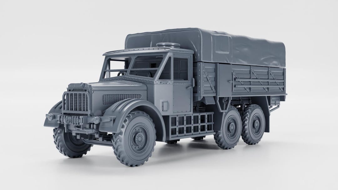 Albion CX22 Heavy Artillery Tractor (UK) – 3D Printed Resin Miniature ...