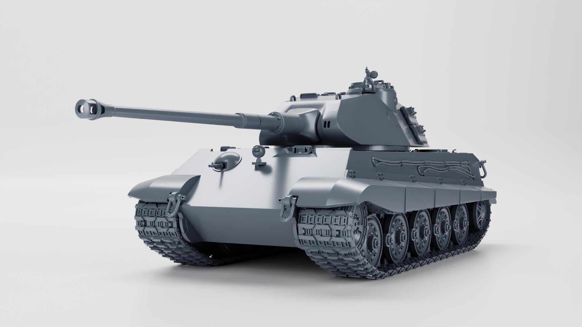 Tiger II Ausf.b - Porsche Turret (germany, WW2) Various Scales - Etsy
