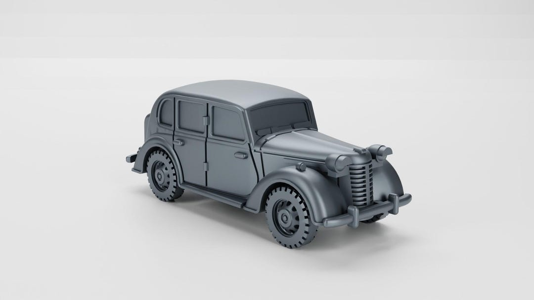 BA Battlegroup Austin Ten Staff Car (WW2 Commonwealth) 3D Printed ...