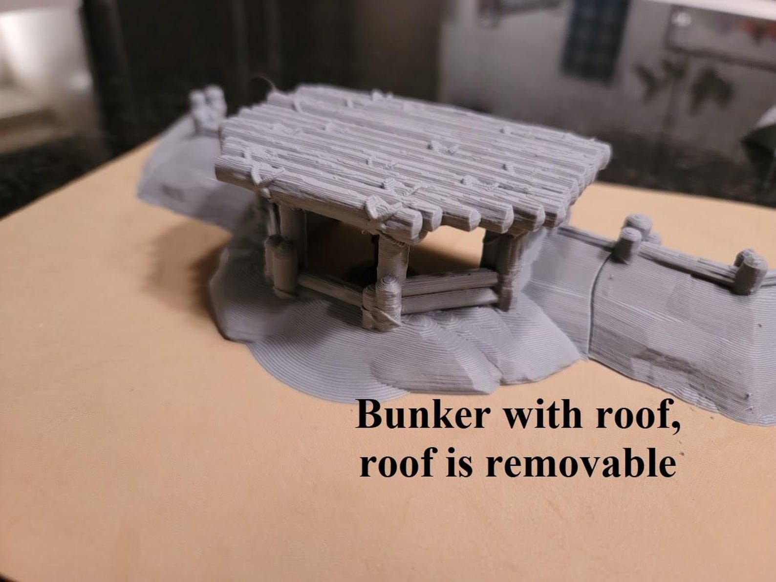 Wargaming Terrain Earthworks Trenches Bunkers Sea Wall| 3D Printed ...