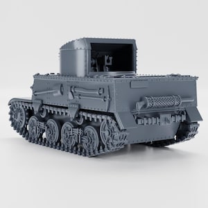 Bolt Action Battlegroup Tank Hunter Vickers T13 B3 (belgium, WW2 ...