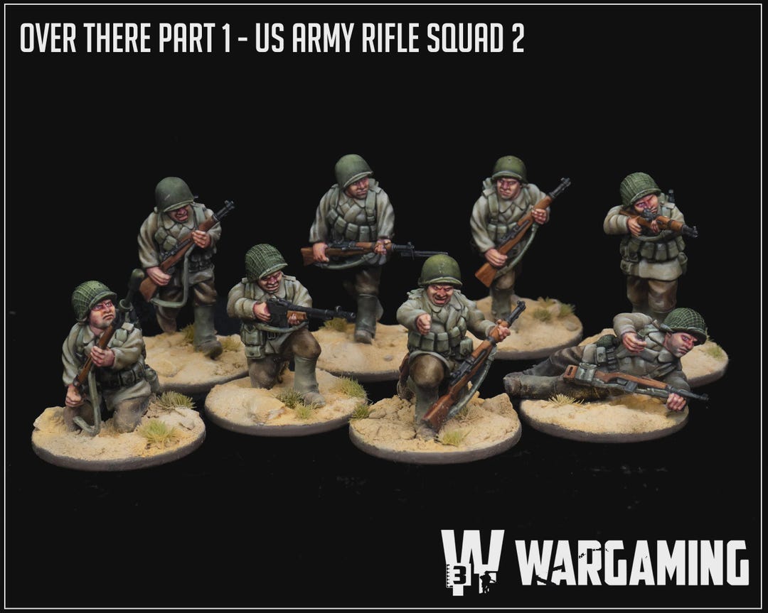WW2 USA Infantry Riflemen Squad | 28mm 3D Printed Miniatures - Etsy