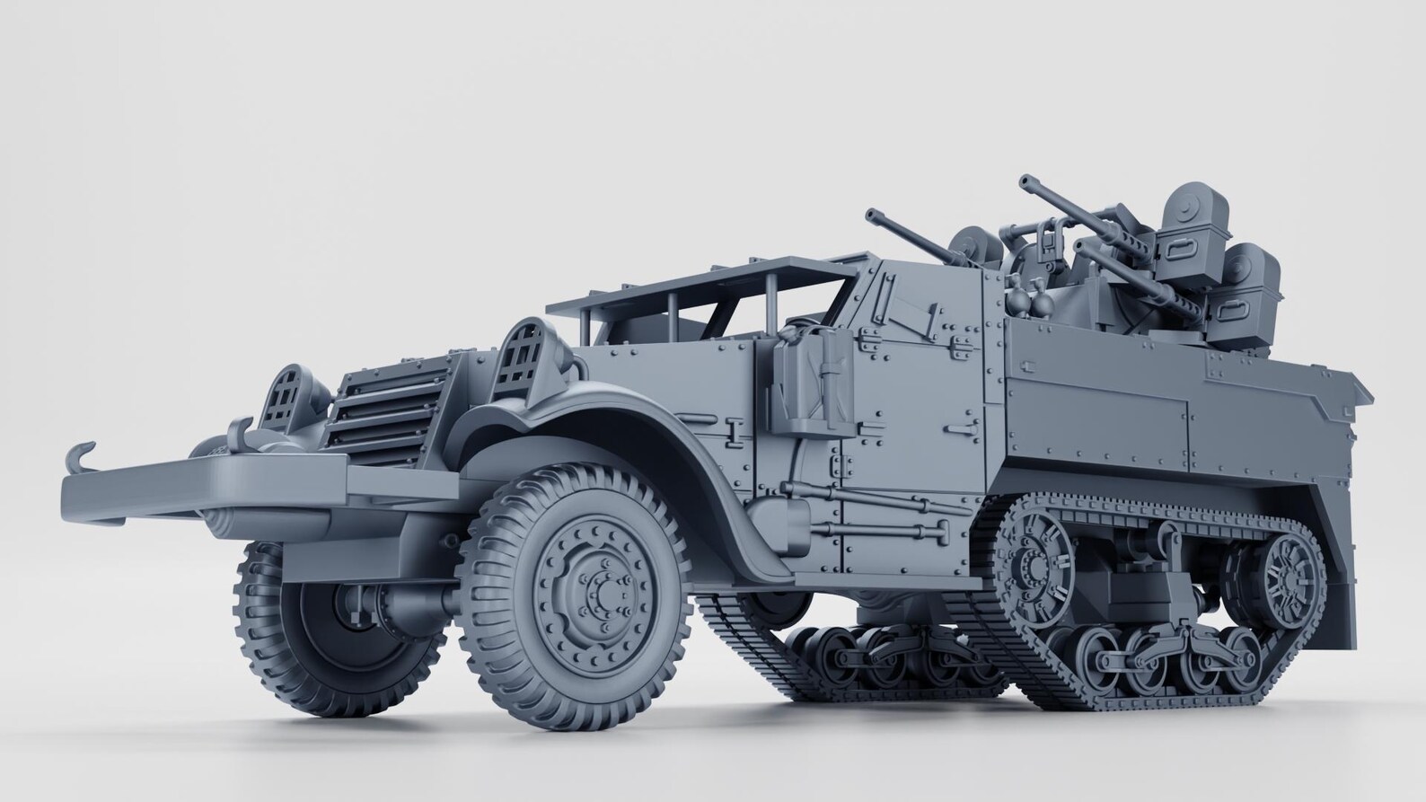 Battlegroup Half-track M3 “quad 50” (USA, WW2) Various Scales BA - Etsy