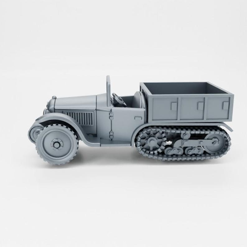 Bolt Action Battlegroup Half-track Citroen-kegresse P17 (belgium, WW2 ...