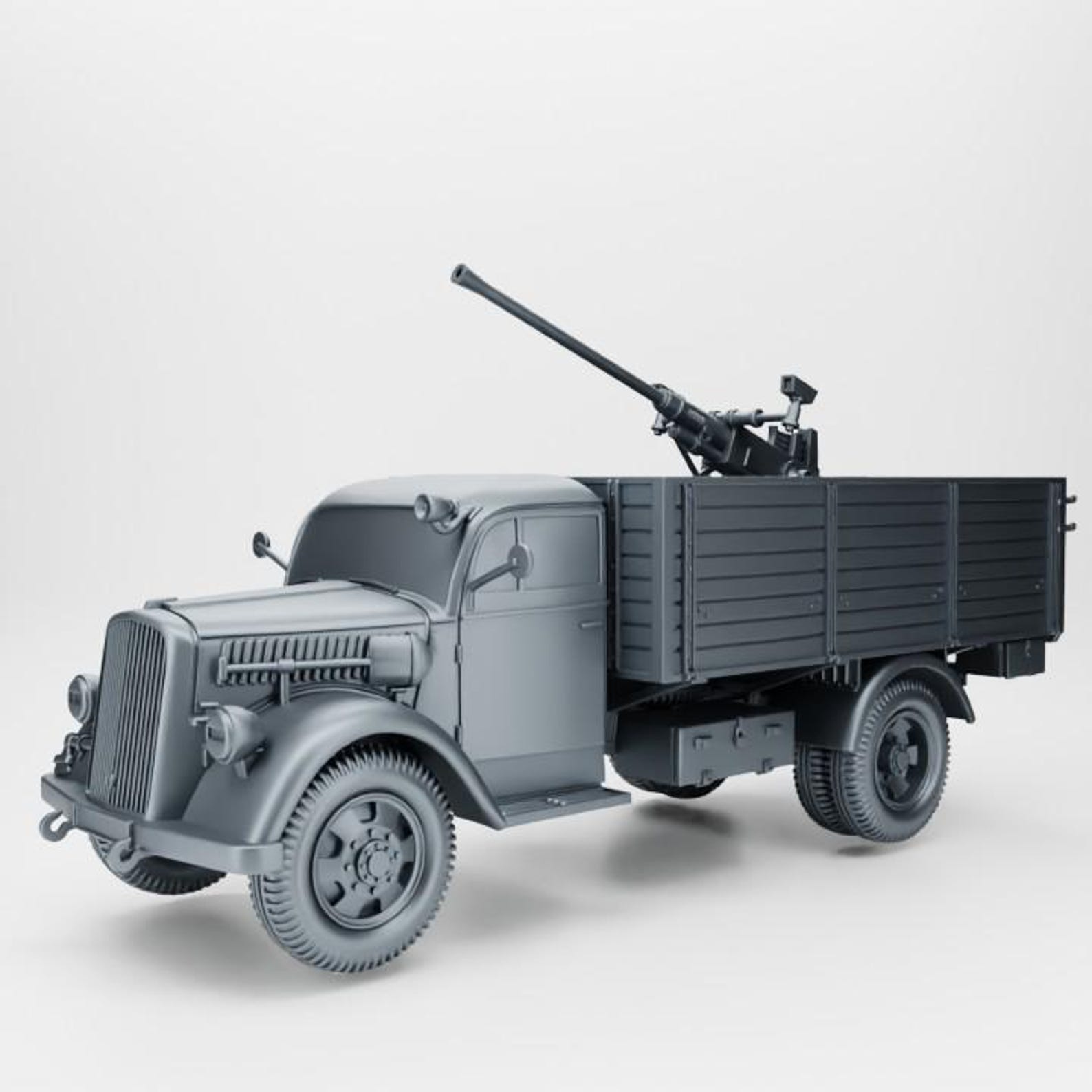 Bolt Action Battlegroup Opel Blitz With Bofors 40mm FLAK 28 (germany ...