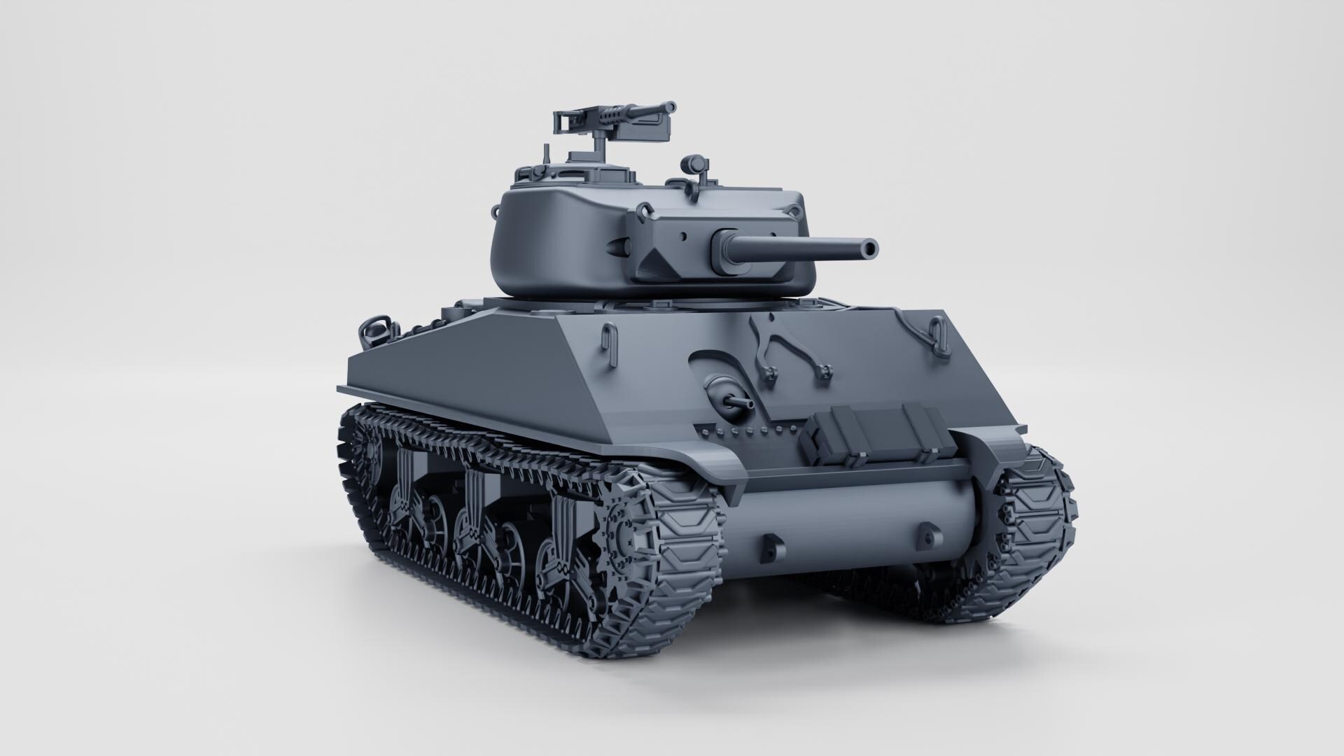 Ba Battlegroup Sherman M4A3E2 Jumbo Cobra King (US, WW2) (USA, WW2 ...