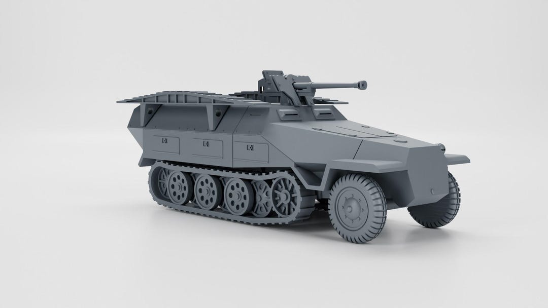 Halftrack Panzerspähwagen 251-7: WW2 German Resin Miniature - Etsy