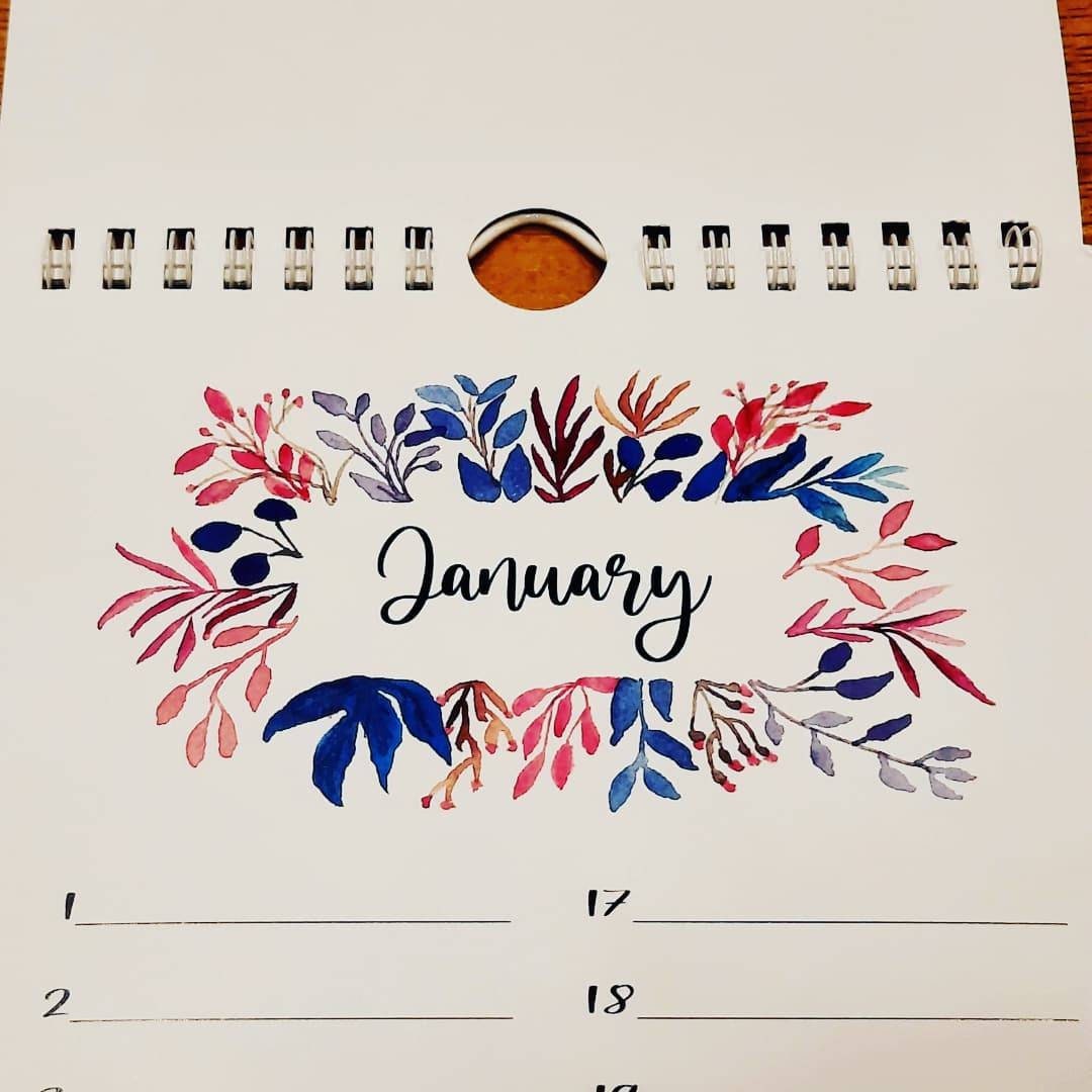 Re-usable/Perpetual/Birthday/Memorable Dates to Remember Calendar Use ...