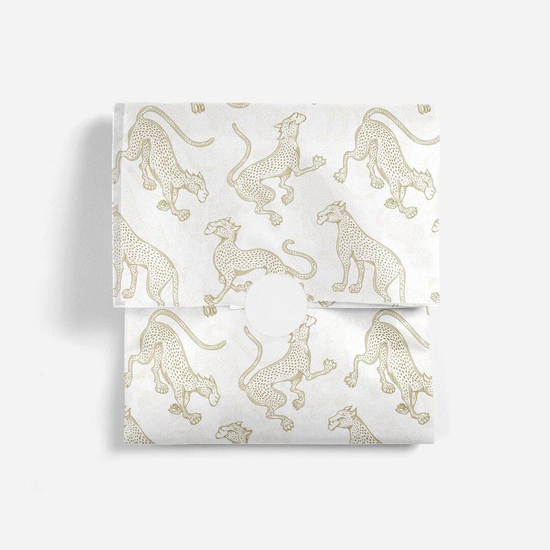 Cheetah Print Tissue Paper: Golden Animal Gift Wrap, Recyclable - Etsy