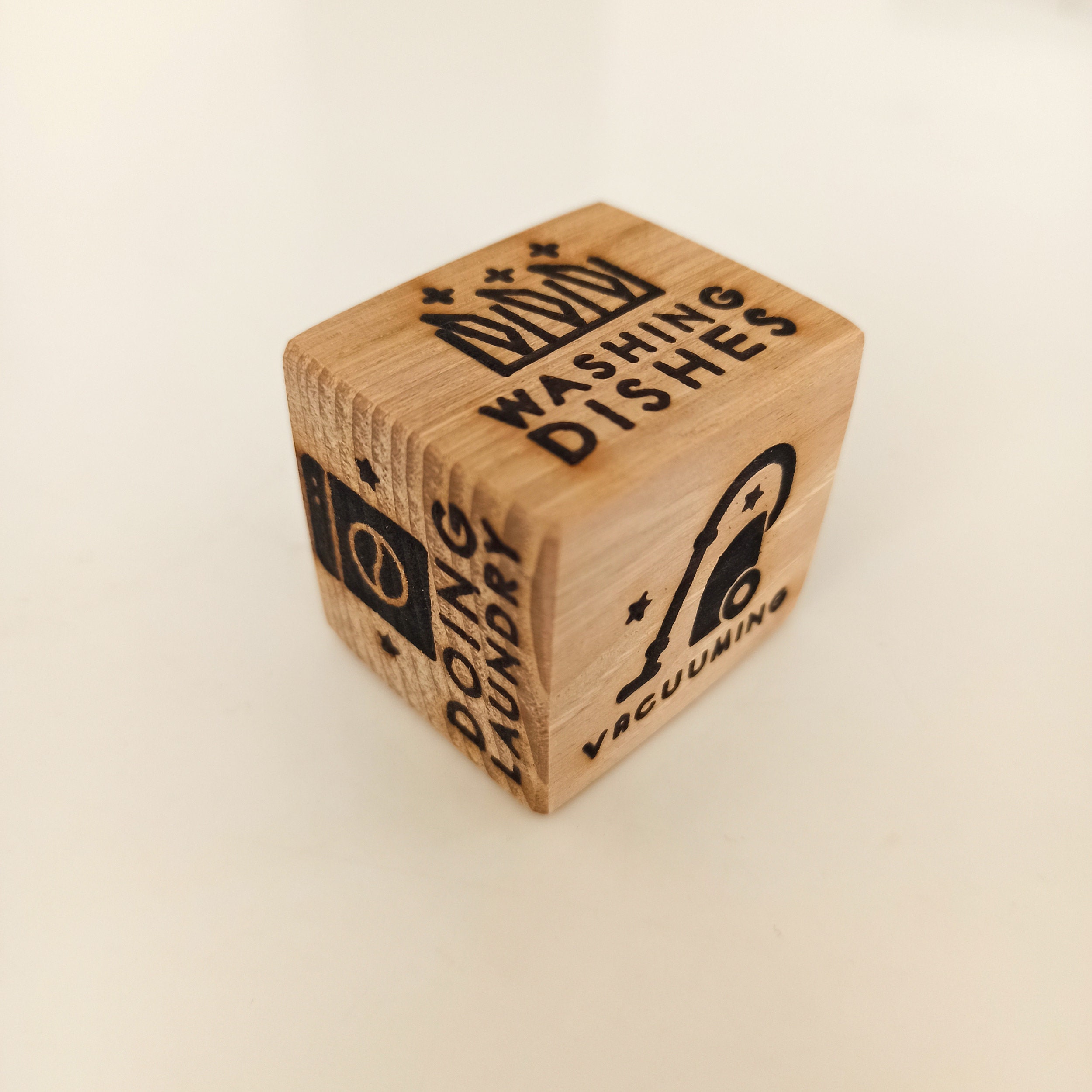Chore Dice personalized Gift for Him or Her Housework Cube Home Duty - Etsy
