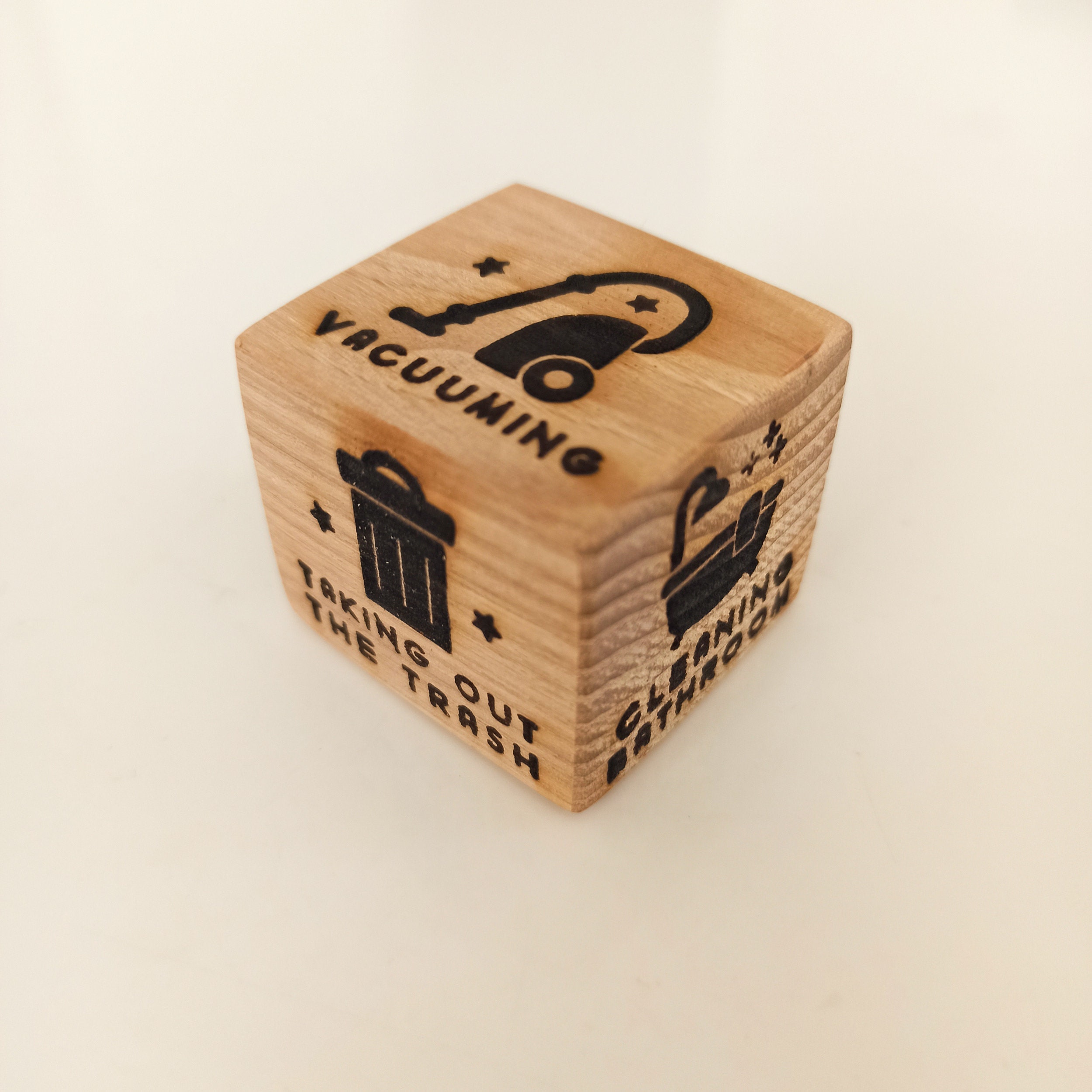 Chore Dice personalized Gift for Him or Her Housework Cube Home Duty - Etsy