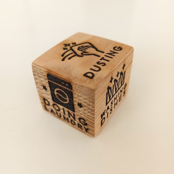 Chore Dice personalized Gift for Him or Her Housework - Etsy