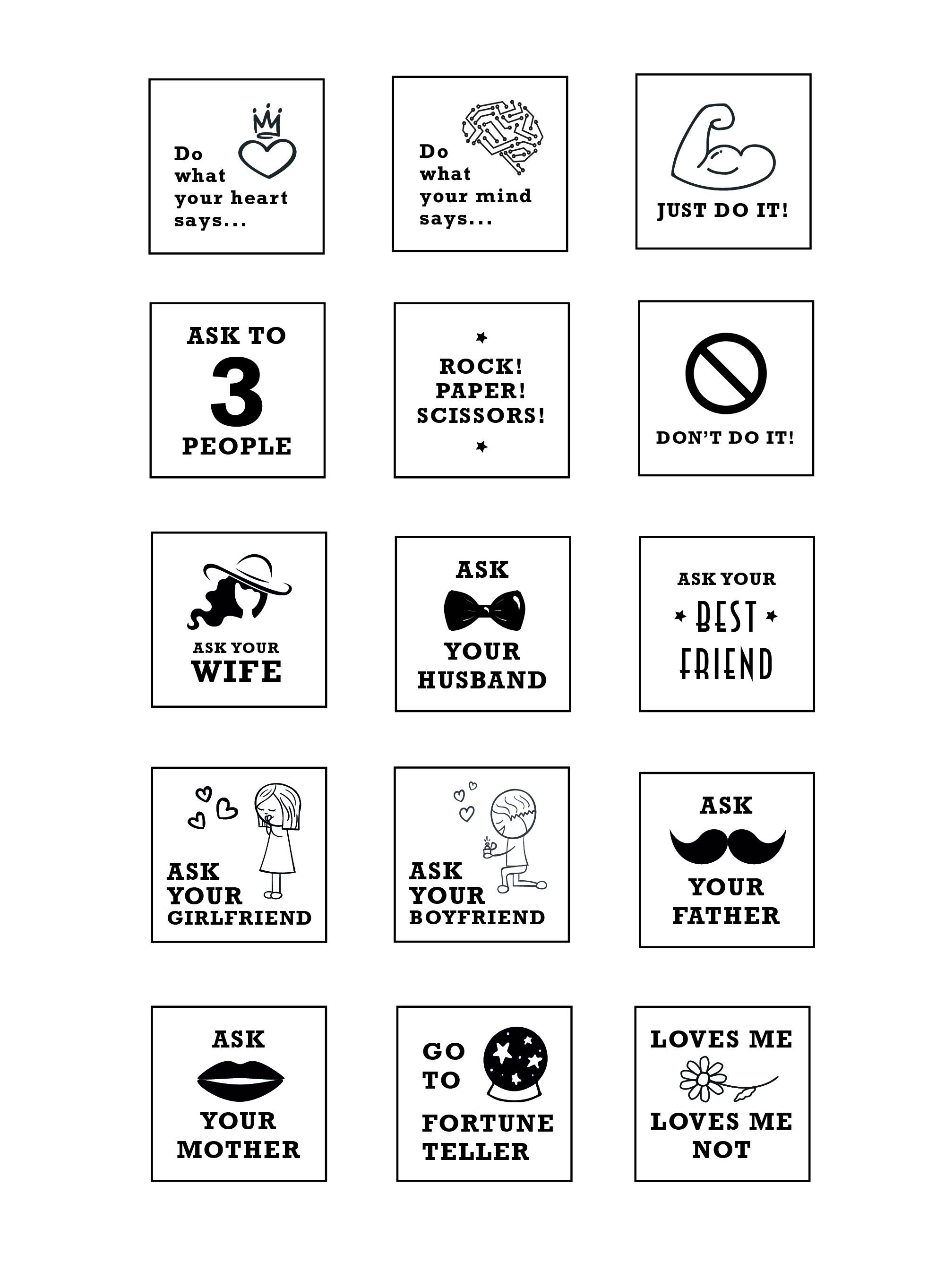 Fortune Telling Dice personalized Gift Fate Cube Gift for - Etsy