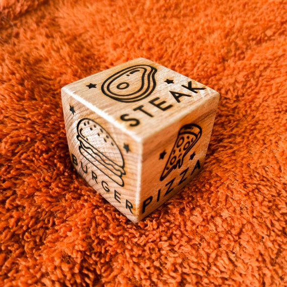 Food Dice fastfood 40 60 80 Mm Don't Think About - Etsy