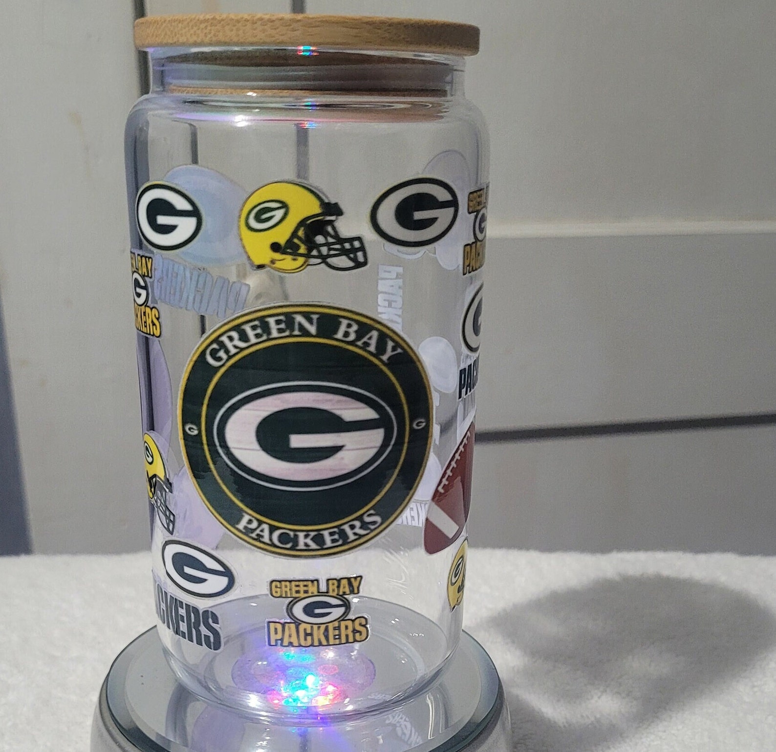 Green Bay Packers Libbey Glass Cup. - Etsy