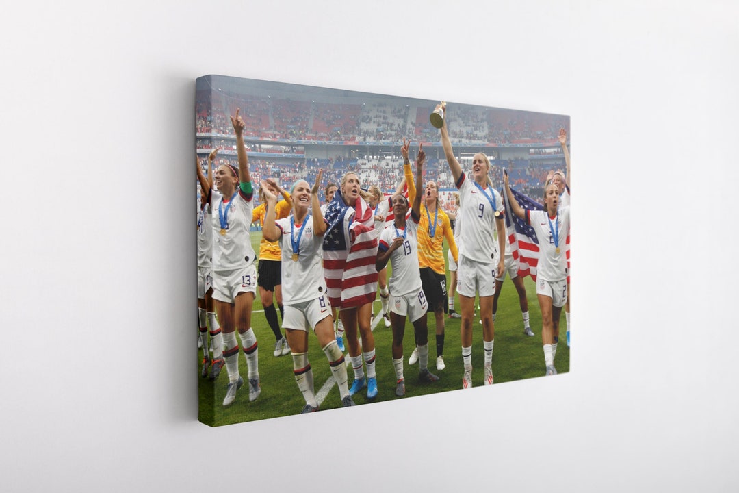 USA Women's Soccer Team Victory Poster, 2019 World Champions USWNT ...