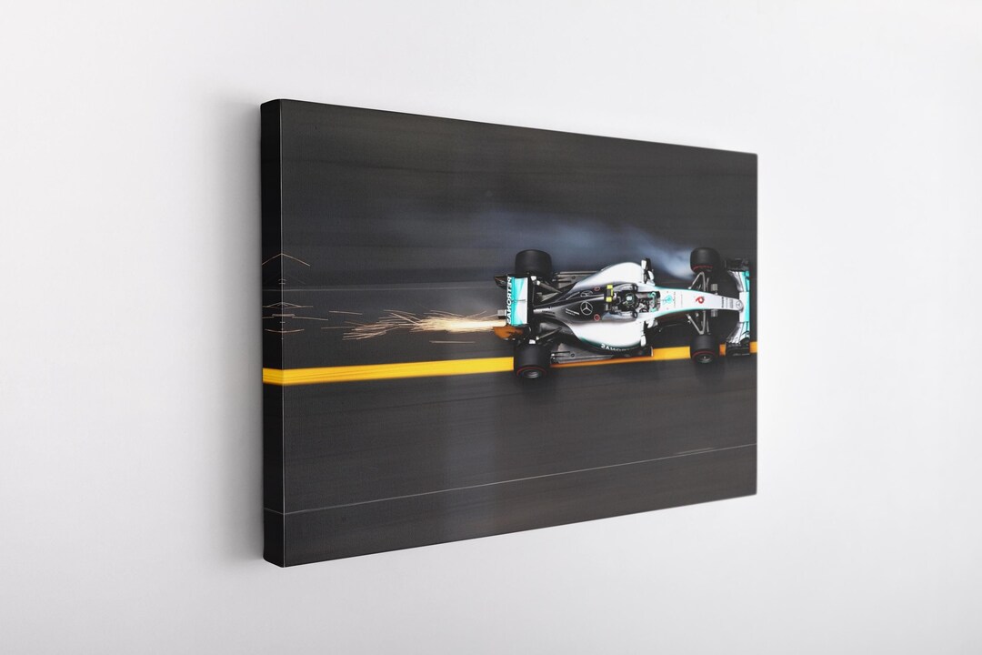 Mercedes F1 Posters, Formula 1 Car, Stunning F1 Racing Car Canvas ...