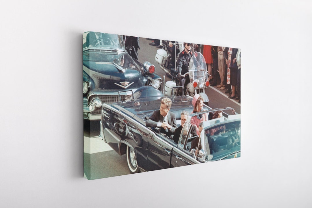 JFK Motorcade Historic Photo, Iconic Kennedy Dallas Image, 1963 ...