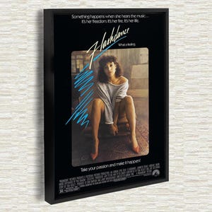 Flashdance Movie Poster, 80s Dance Wall Art, Inspirational Ballet Decor ...