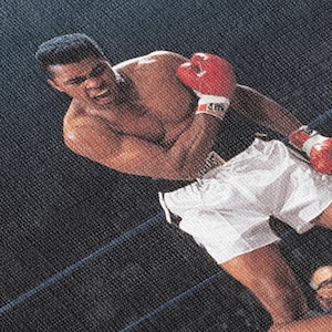 Muhammad Ali and Sonny Liston, Knockout Instant, Boxing Legend Canvas ...