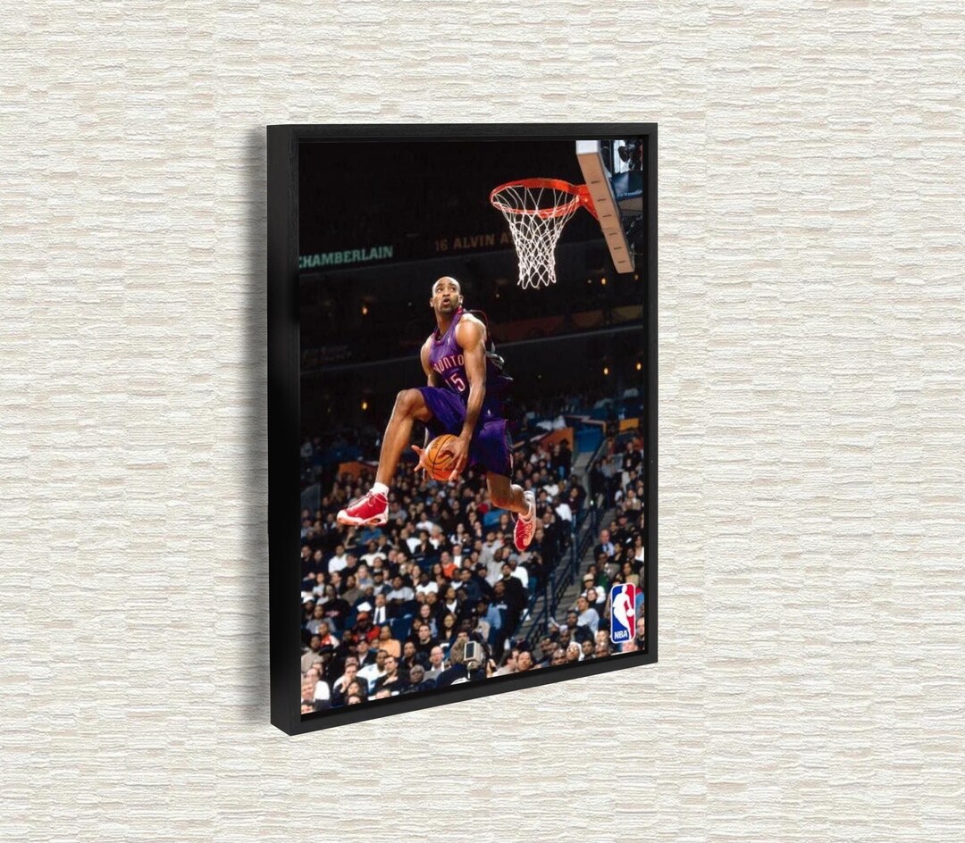 Vince Carter Iconic Dunk Poster, Vince Carter Poster, Toronto Raptors ...