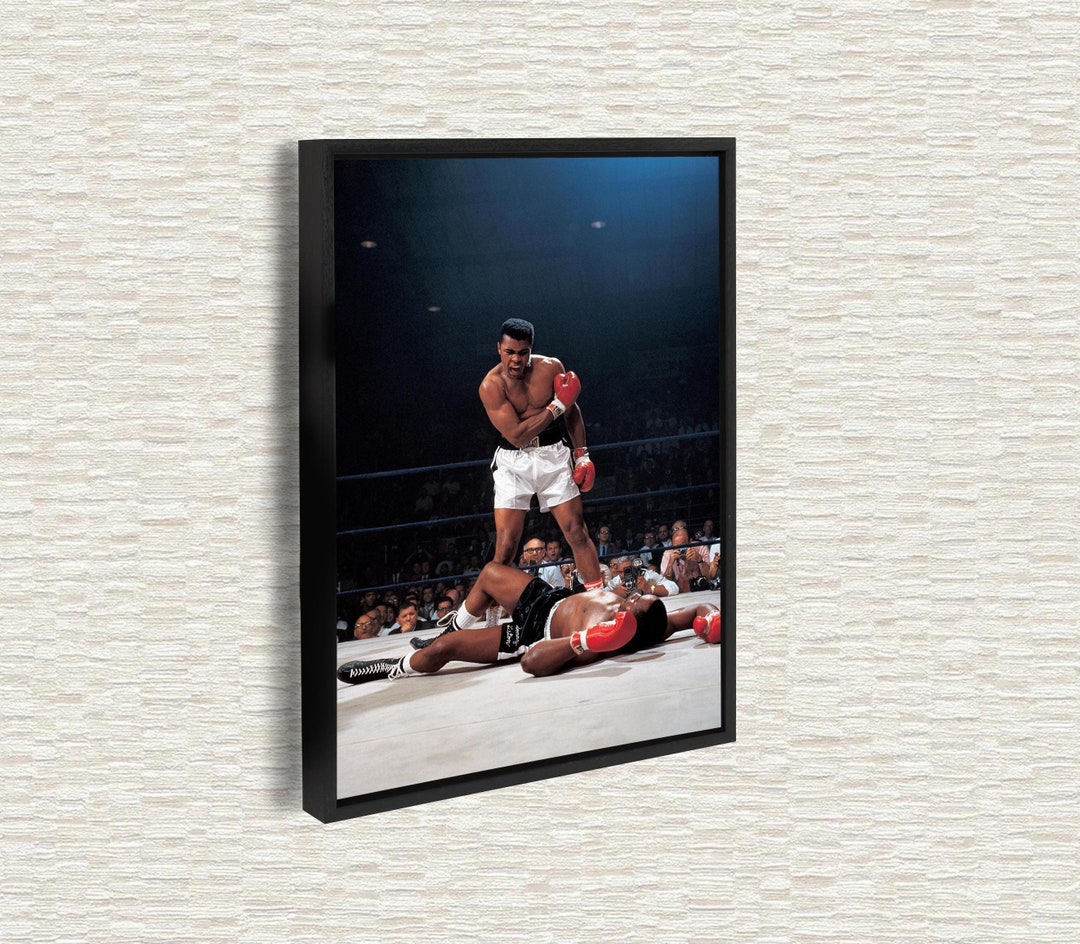 Muhammad Ali and Sonny Liston, Knockout Instant, Boxing Legend Canvas ...