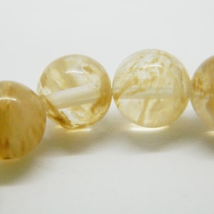 Yellow Quartz Bracelet Beaded Bracelet Quartz Bracelet - Etsy