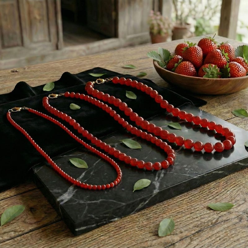 Jade pearl chain - Etsy.de