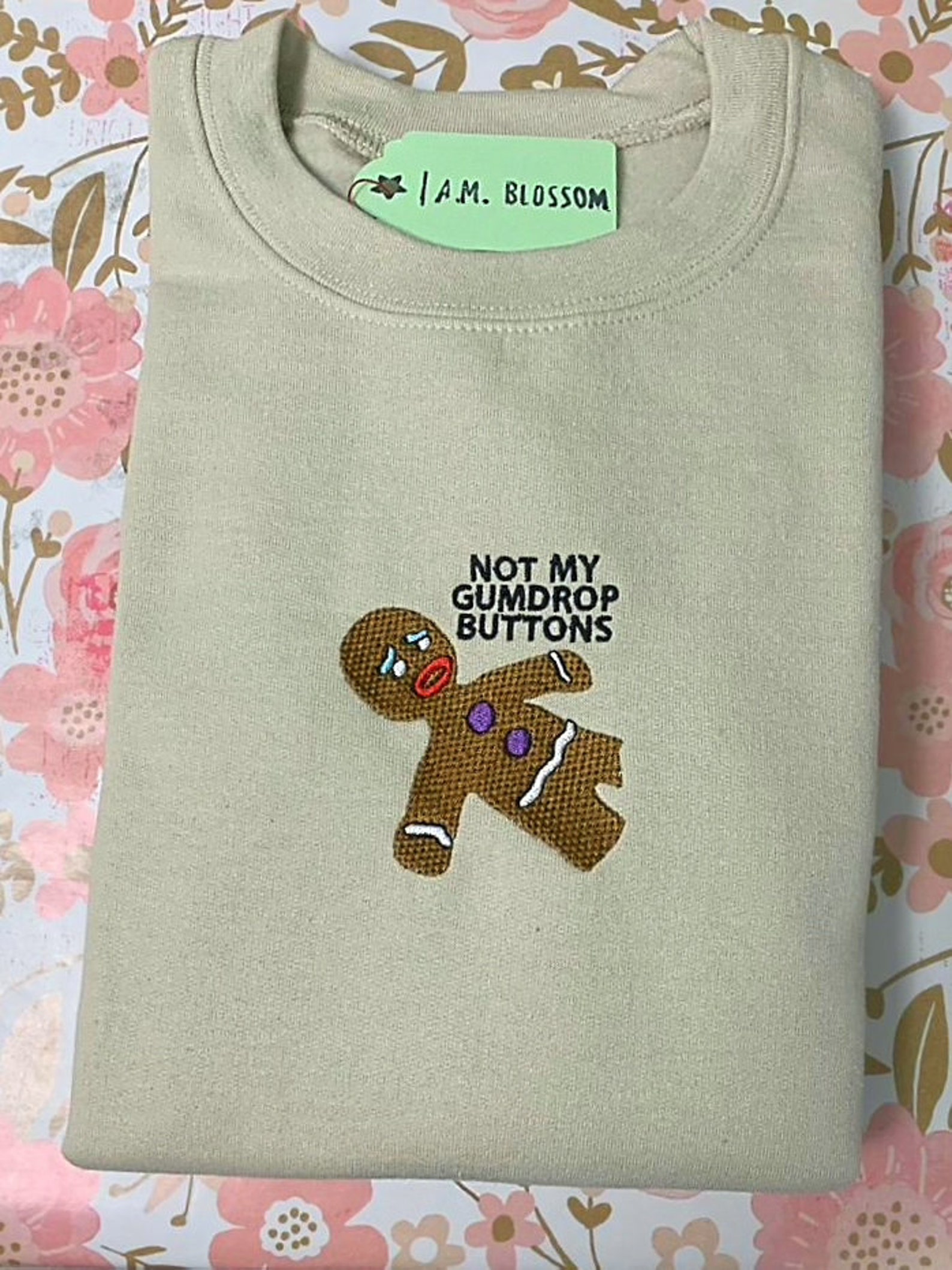 Shrek Gingerbread Man Embroidered Sweatshirt / Hoodie / - Etsy