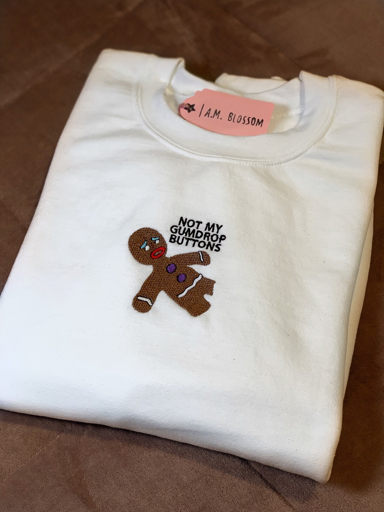 Shrek Gingerbread Man Embroidered Sweatshirt / Hoodie / - Etsy