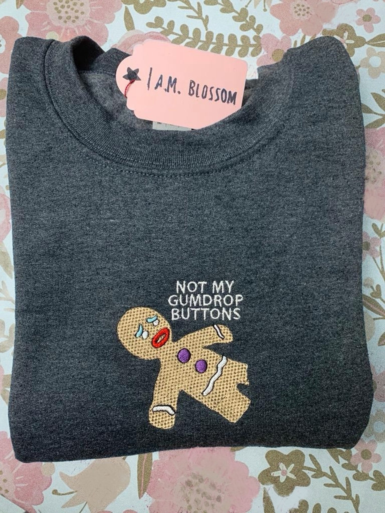 Shrek Gingerbread Man Embroidered Sweatshirt / Hoodie / - Etsy