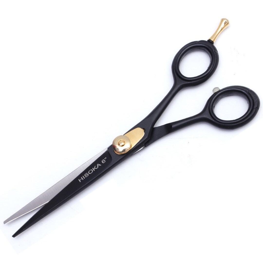 Professional Moustache Scissors and Beard Trimming Scissors, Extremely Sharp - Black, With ...