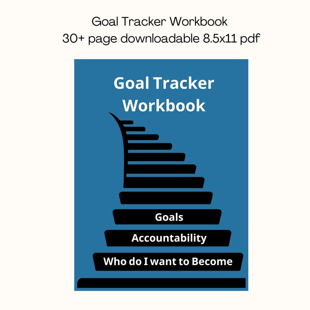 Goal Tracker Workbook, SMART Goals, Digital Printable Workbook, Ebook ...