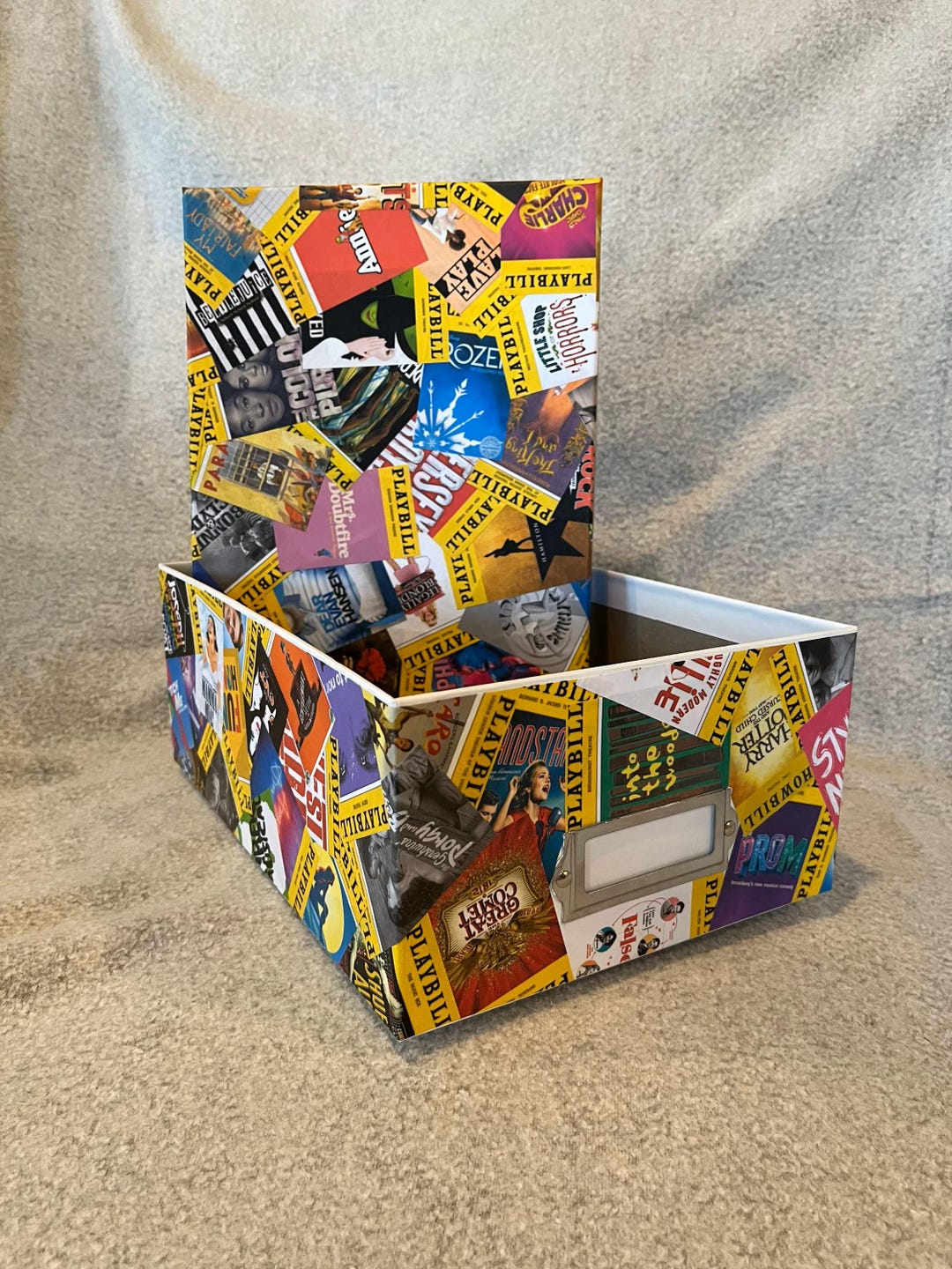 Custom Theater Program Storage Box - Etsy