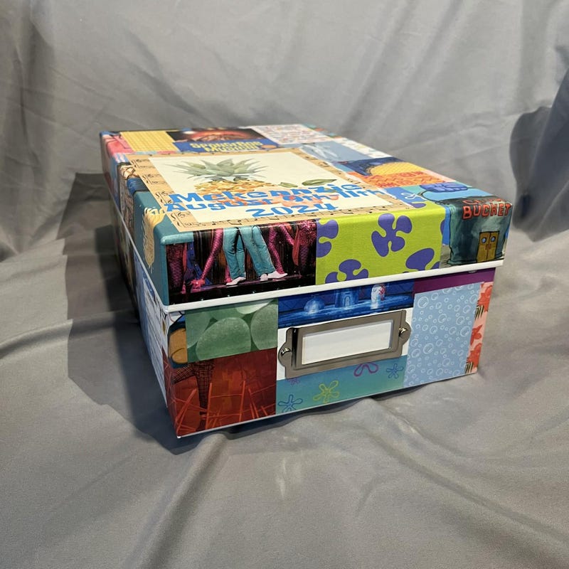 Spongebob Valentines Box - Etsy