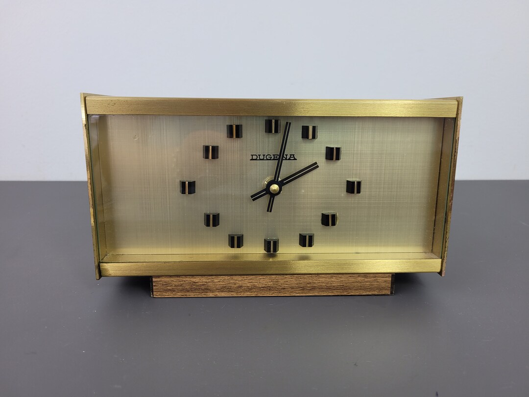 Table Clock Dugena With Junghans Movement 70s Germany - Etsy
