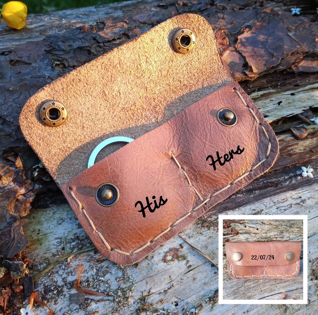 Personalised Leather Wedding Ring Bearer Keeper Pouch Case Holder Box ...