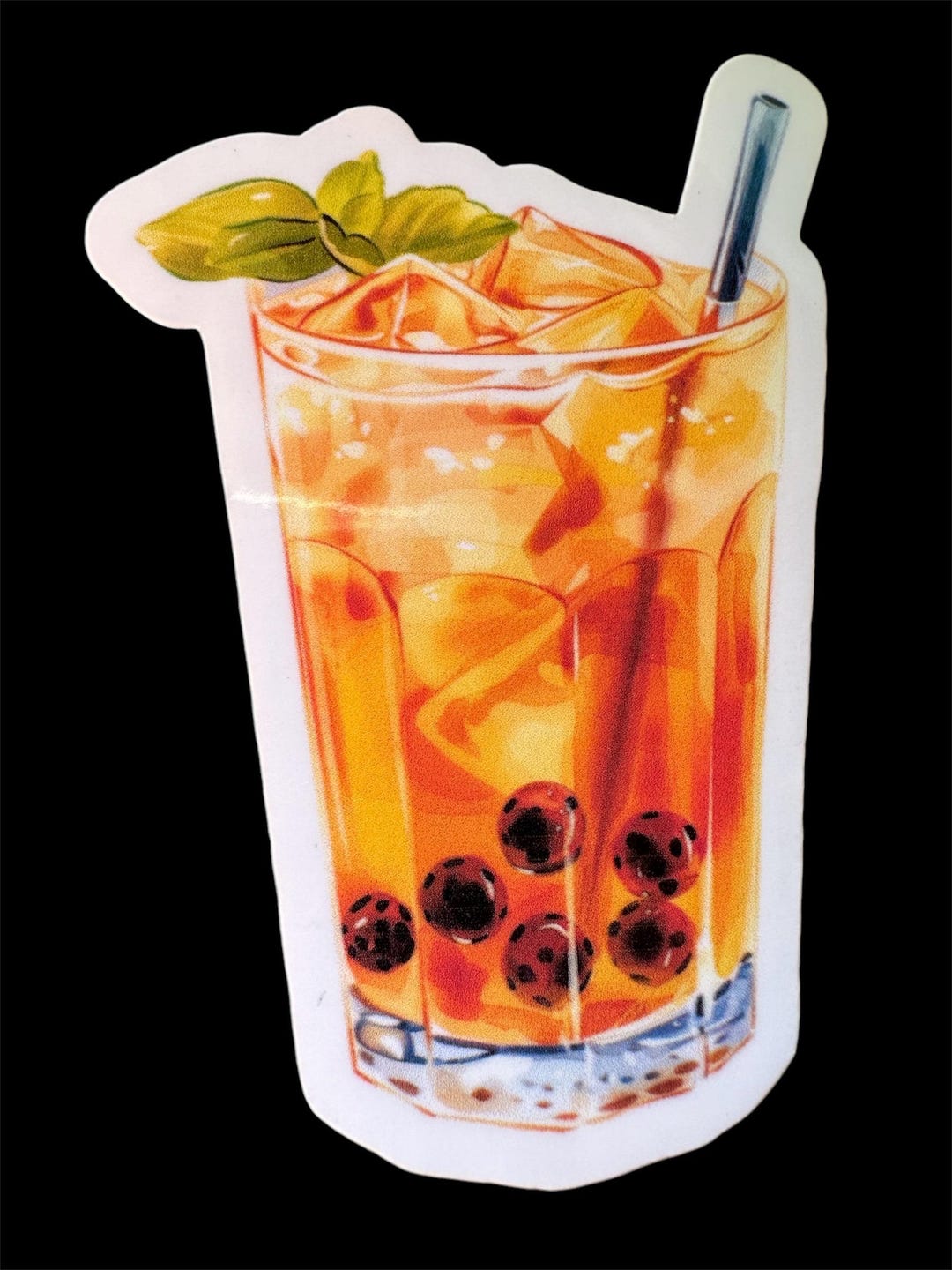 Tea With Bobo Sticker – Cute Vinyl Decal With Tea Lover Design, Fun ...