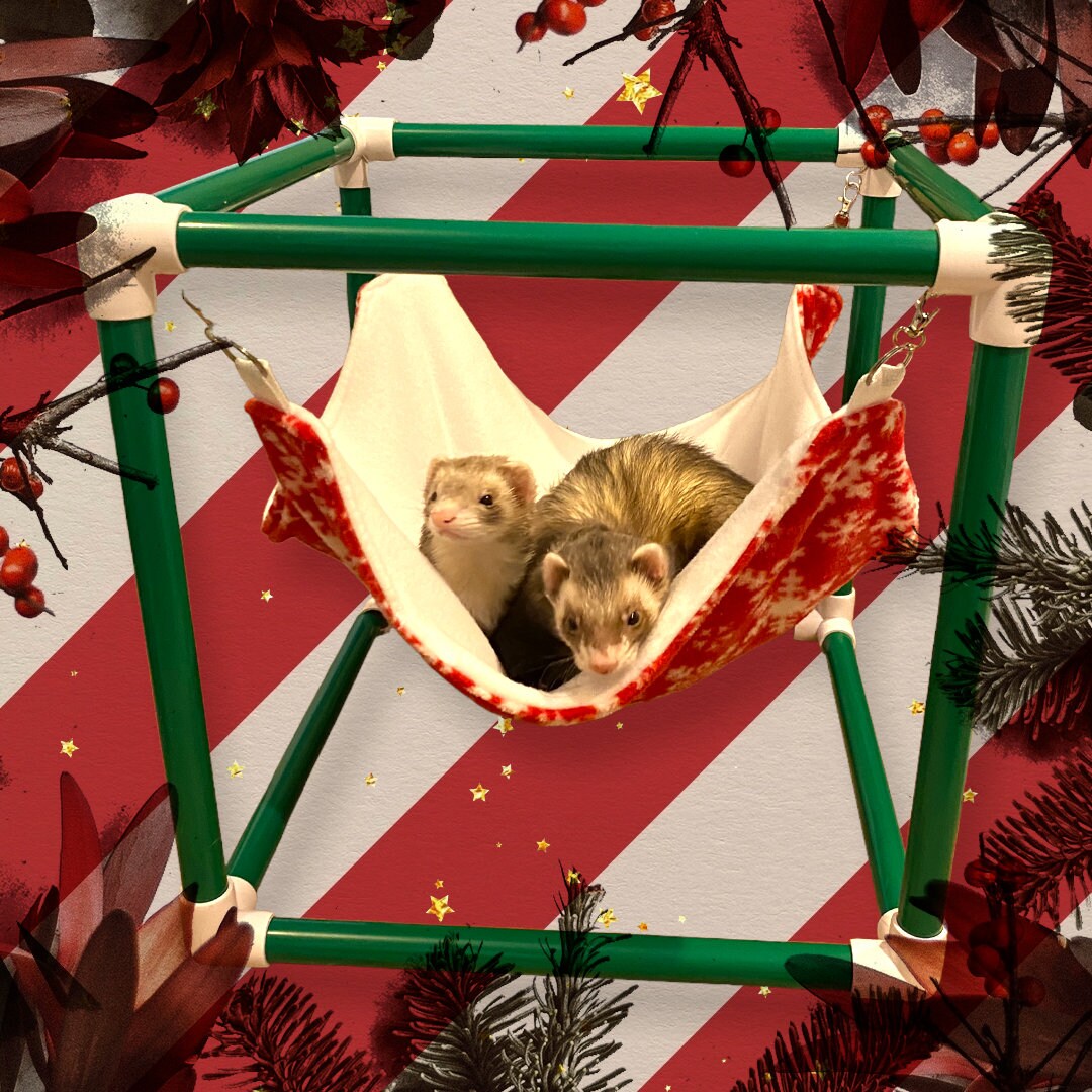 XL 14 Winter Forest Animals Cabana for Ferrets Guinea - Etsy