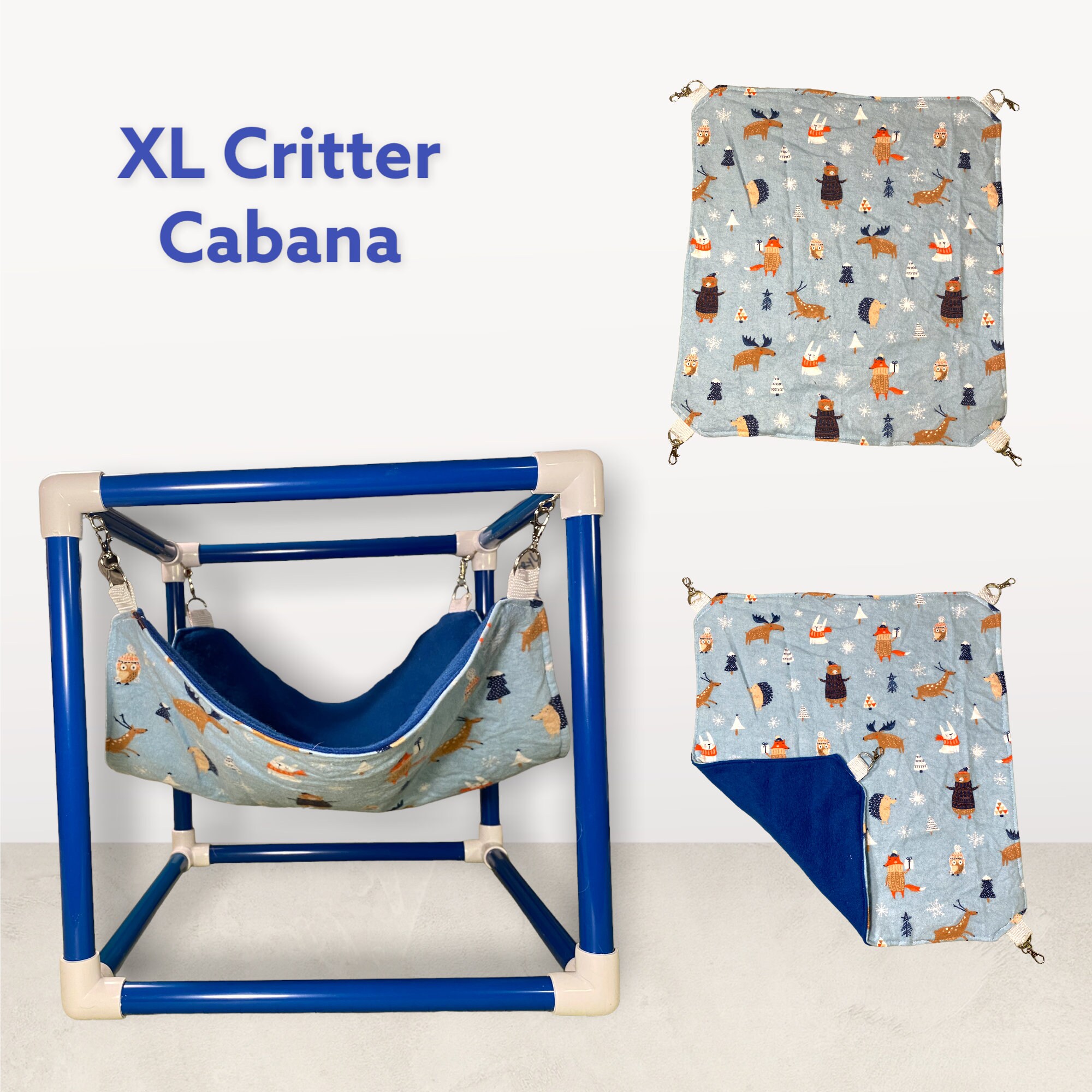 XL 14 Winter Forest Animals Cabana for Ferrets Guinea - Etsy