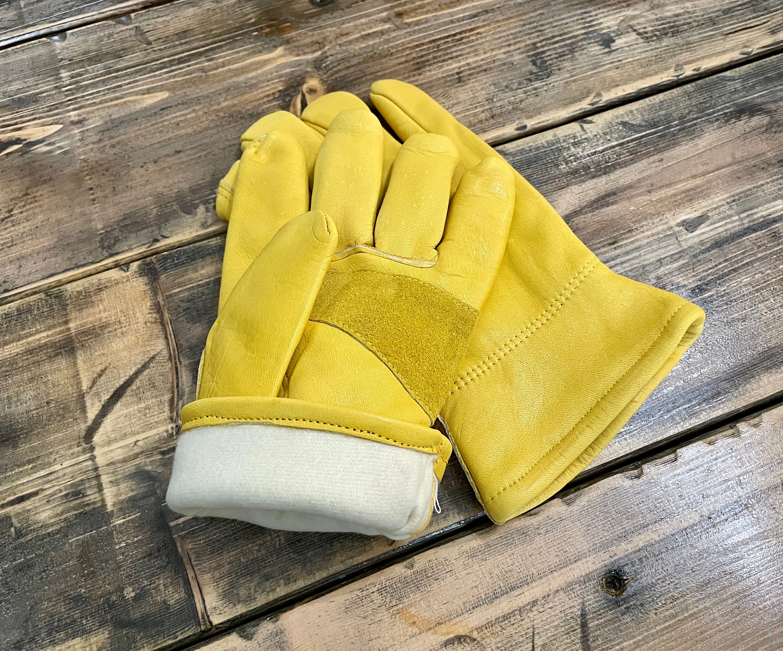 Custom Engraved Winter Cowhide Leather Gloves, Work, Cold, Personalized ...