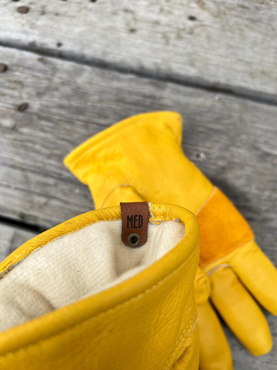 Insulated Cowhide Leather Gloves, Cold Weather Gloves, Winter, Work ...