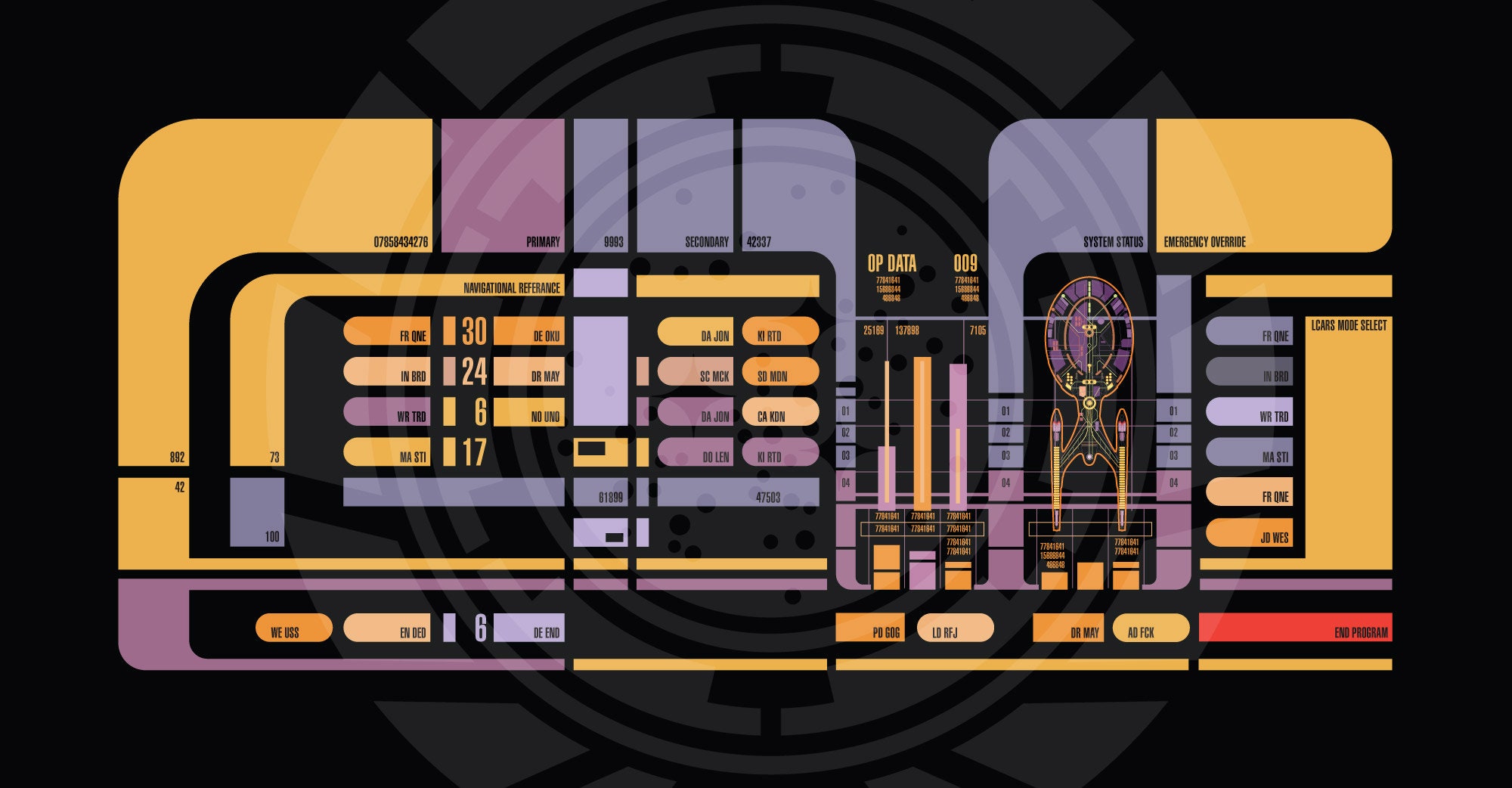 Star Trek Desktop LCARS DIGITAL COPY - Etsy UK