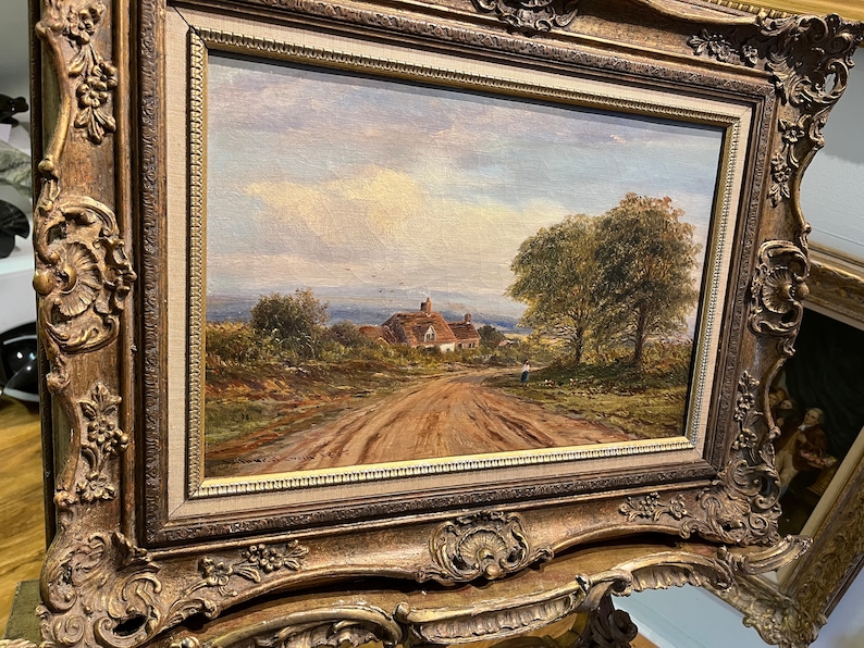 Oil PAINTING STUNNER by ENOCK Arthur Henry 1839-1917 Old Master 19th ...